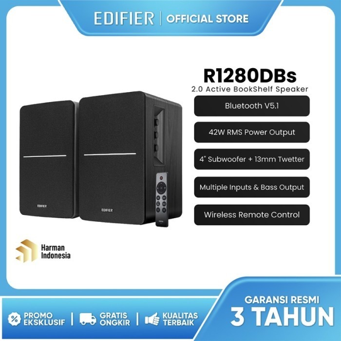 Jual Edifier R1280DBs / R1280 DBs / R1280 DBs 2.0 Active BookShelf ...