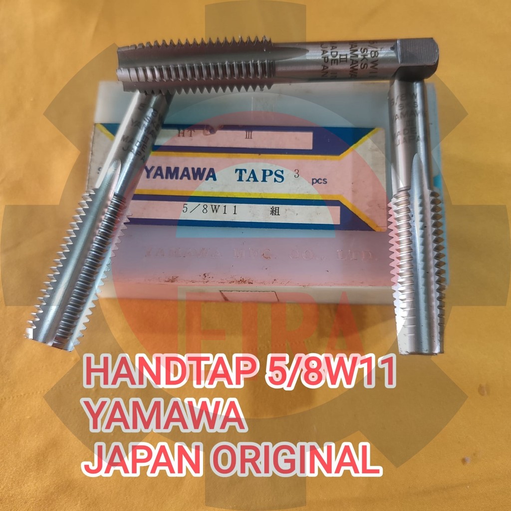 Jual hand tap set yamawa japan 5/8 W 11 | Shopee Indonesia