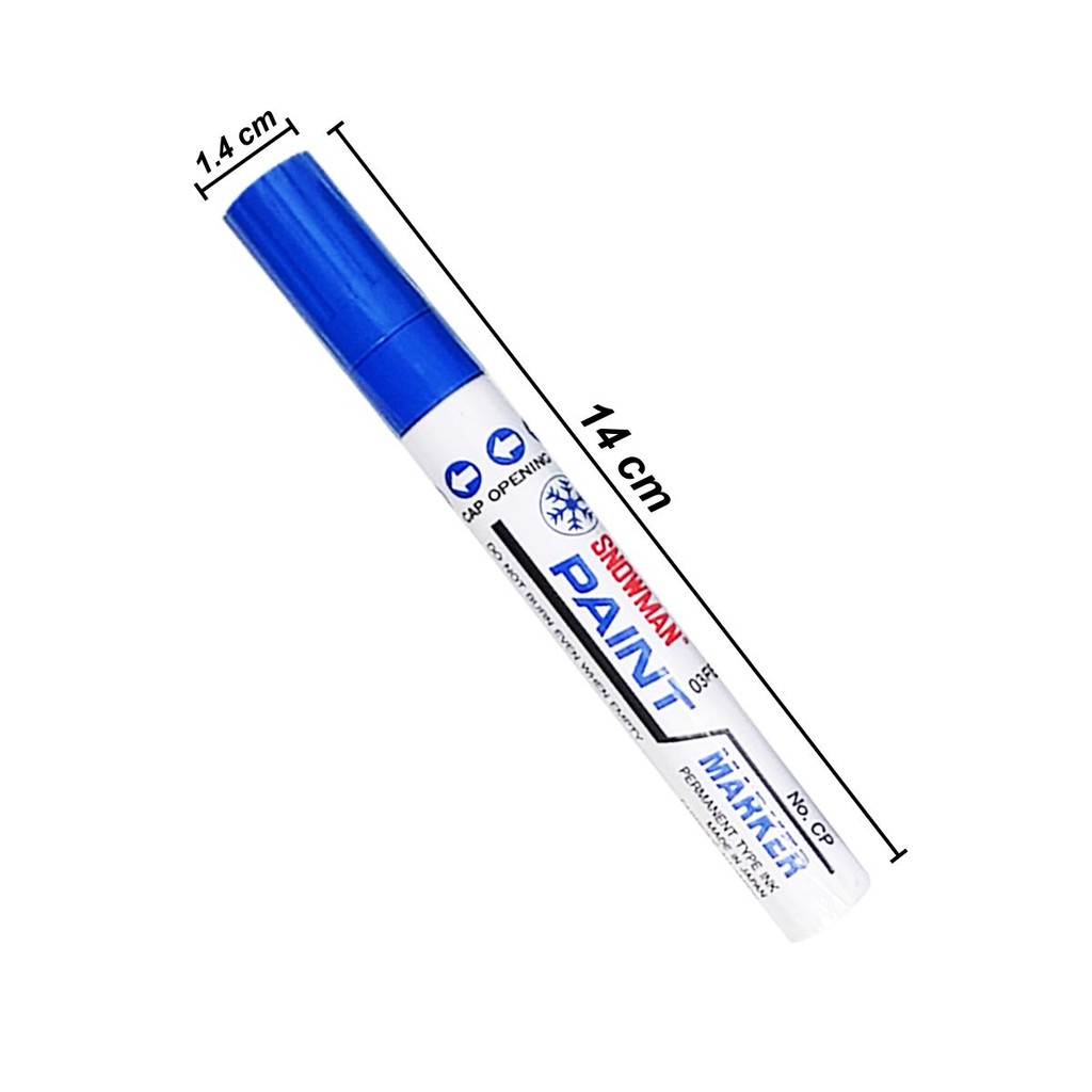 Jual Spidol Snowman Paint Marker Spidol Permanent Paint Marker | Shopee ...