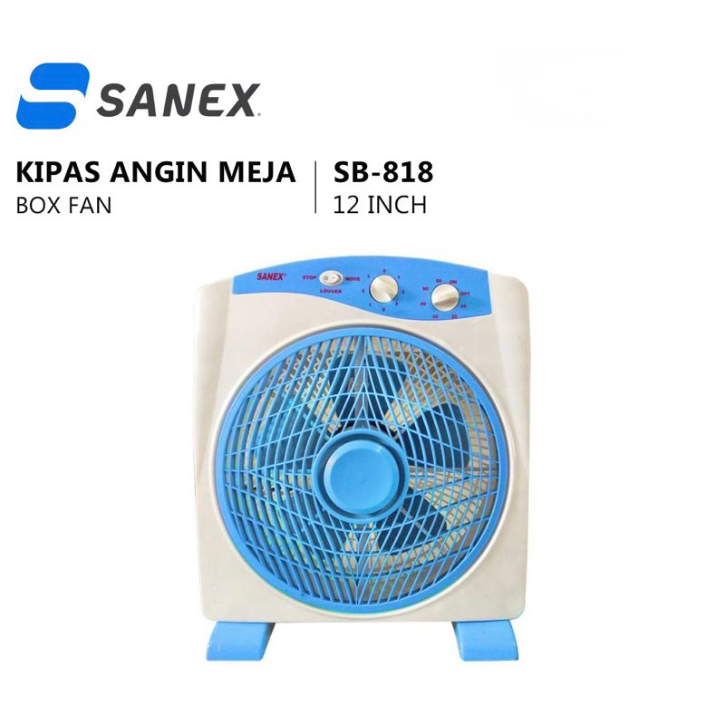 Jual Boxfan Box Fan Kipas Angin Kotak Meja SANEX SB-818 12in 12inch ...