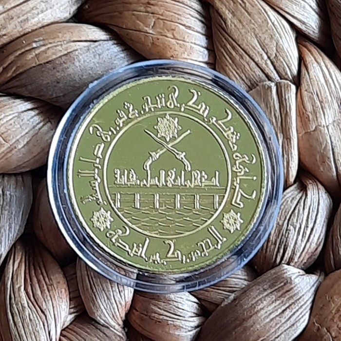Jual 2 DINAR WAKALA TANJUNGPURA DINARAYN KOIN EMAS 8,5 GR 22K GOLD COIN ...