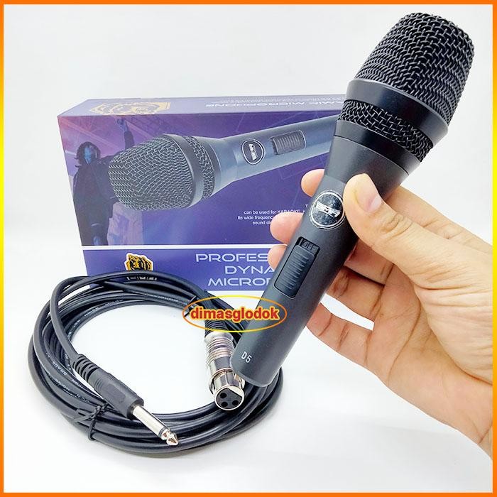 Jual Mic Kabel Original BMA D5 Microphone Cable Mik Karaoke Kabel ...