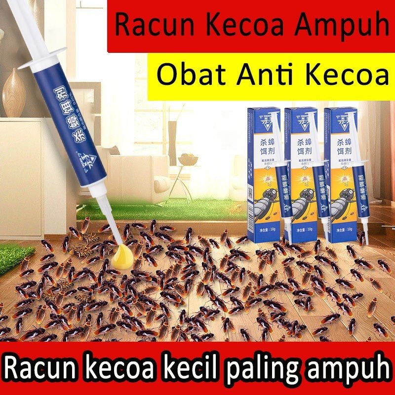 Jual 10g Obat Racun Kecoak Super Ampuh Pembasmi Kecoak Paling Ampuh ...