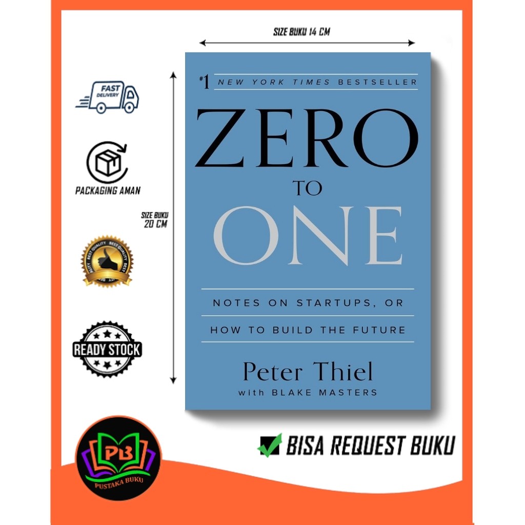 Jual Zero to One Notes on Startups, or How to Build the Future | Shopee ...