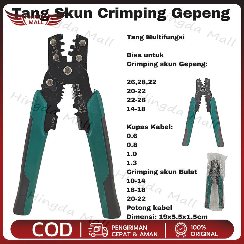 Jual Tang Krimping Press Skun Kabel Kombinasi Tang Potong Kupas Kabel ...