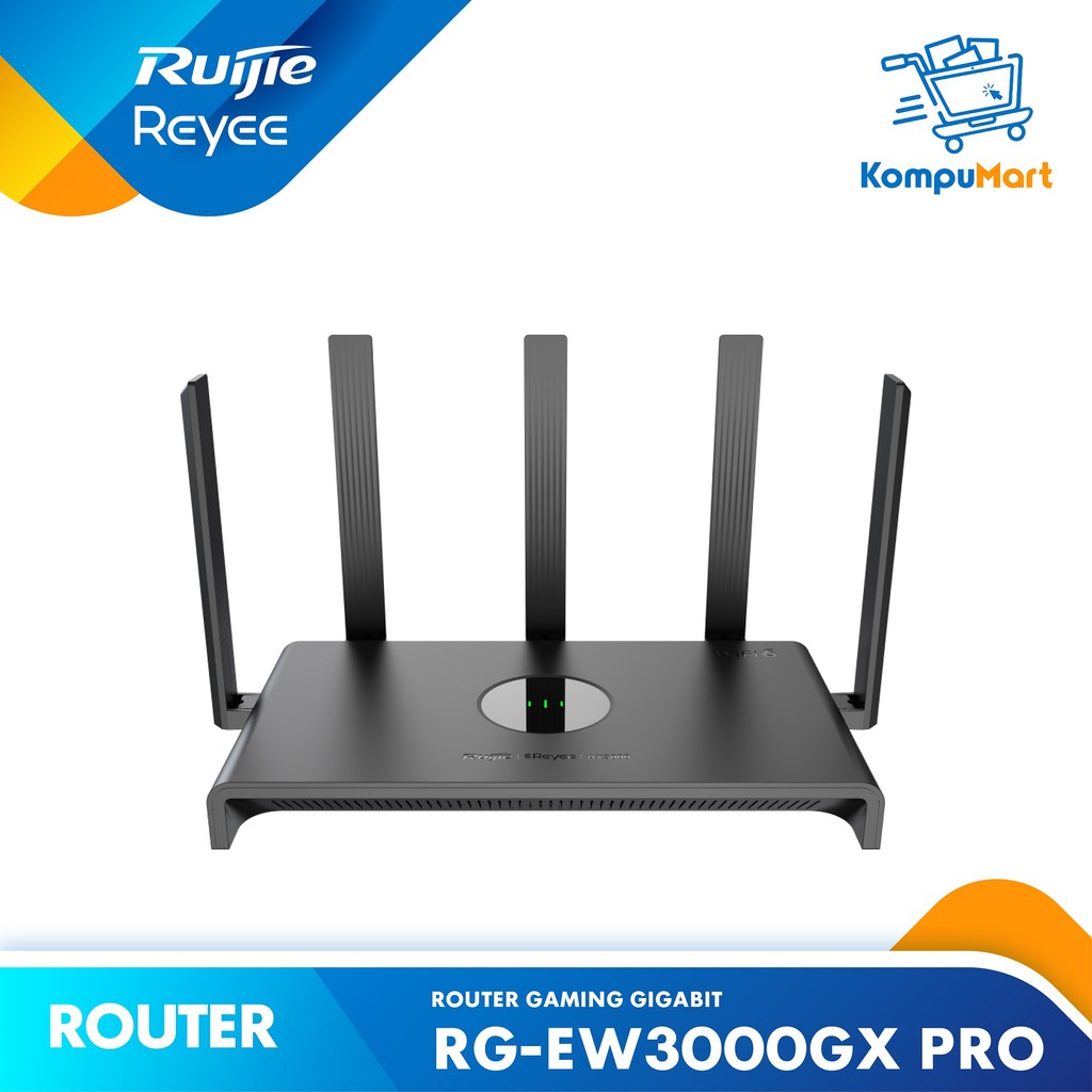 Jual Ruijie Reyee Wireless GAMING Router RG-EW3000GX PRO 3000Mbps 2 ...