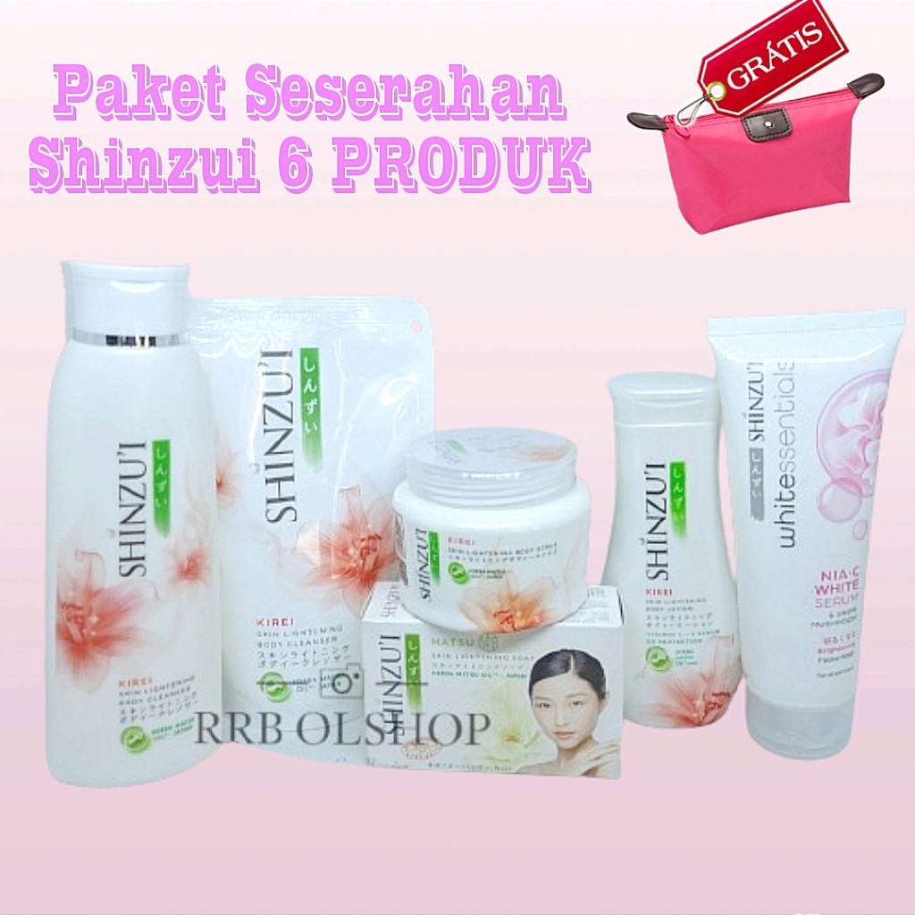Jual PAKET SESERAHAN SHINZUI 6 PRODUK GRATIS TAS KOSMETIK / PAKET ...
