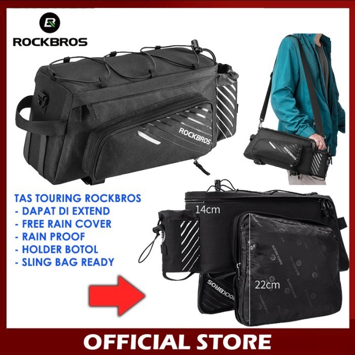 Jual Rockbros A9BK Tas Pannier Touring Sepeda RoadBike MTB Bag ...