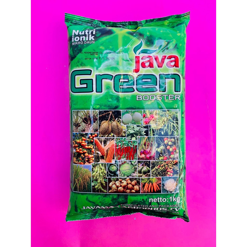 Jual Nutri ionik mikro daun JAVA GREEN isi 1kg dari JAVAMAS AGROPHOS ...