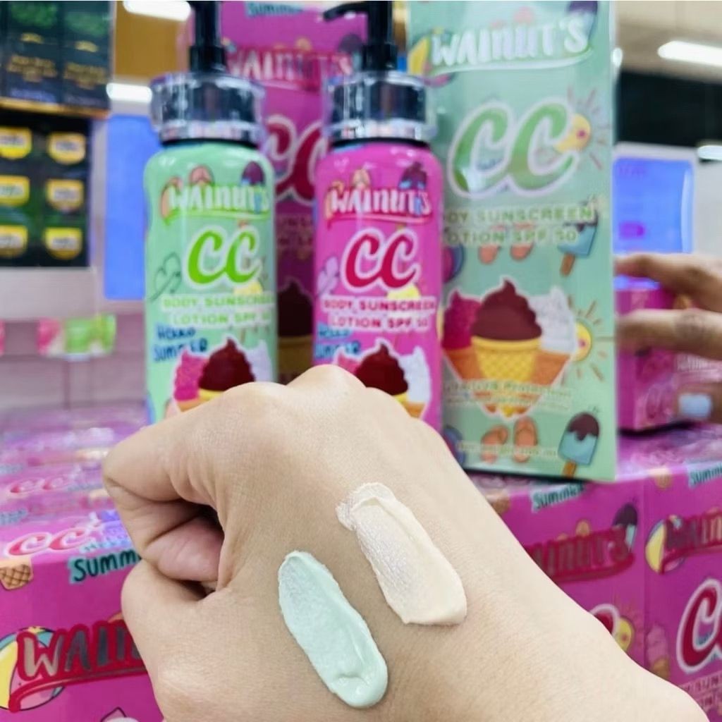 Jual devecollection WALNUTS CC BODY SUNSCREEN LOTION SPF 50 PA+++ 200ml ...