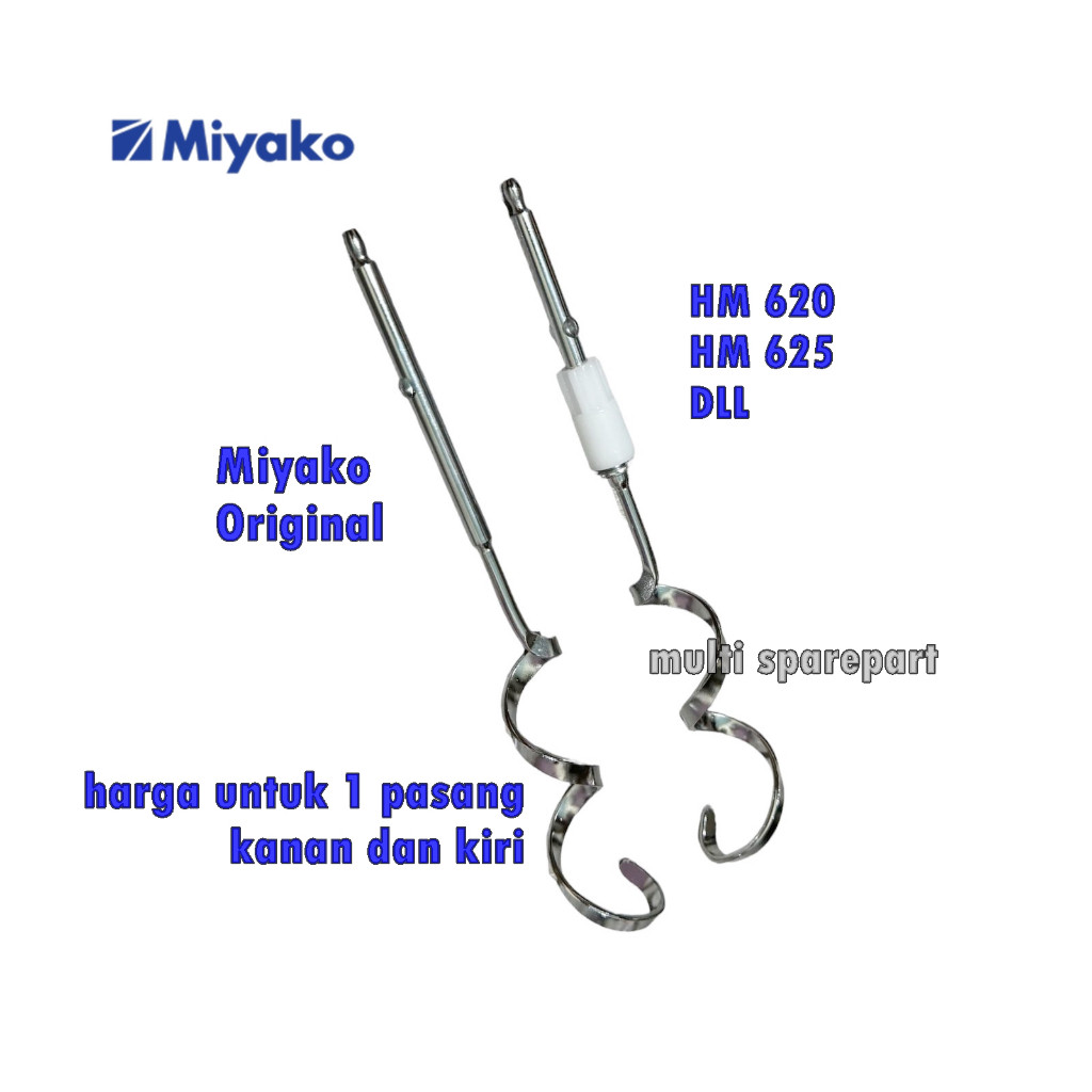 Jual Stick Spiral Miyako Model Terbaru Original Hm 620 HM 625 Sepasang ...