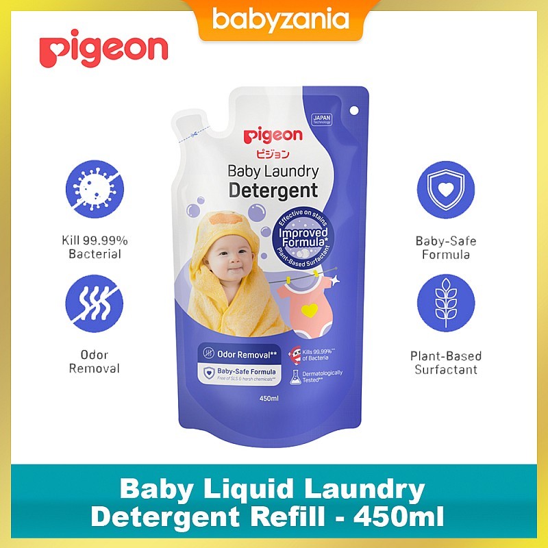 Jual Pigeon Baby Liquid Laundry Detergent Sabun Cuci Baju Bayi Refill ...