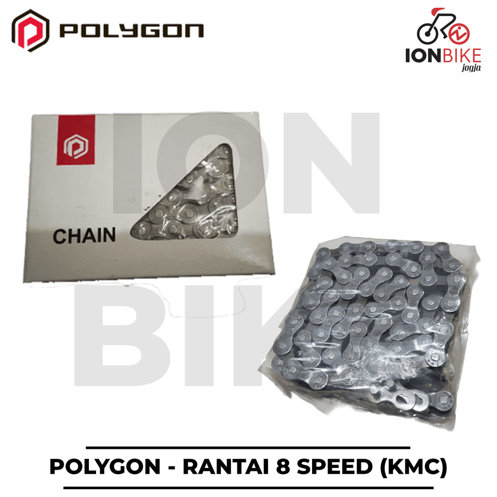 Jual Rantai KMC 8 Speed by Polygon Rante 8sp Chain Sepeda MTB Roadbike ...