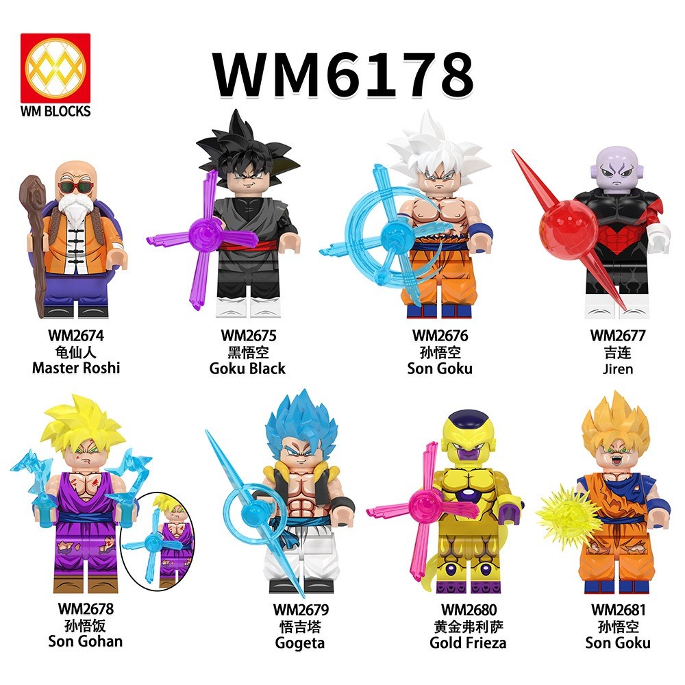 Jual GS - (1pcs) Mainan Mini Bricks Dragon Ball Anime Balok Susun ...