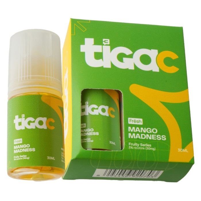 Jual Liquid Vape Tigac Fresh Mango Madness Saltnic 30MG 30ML By Tigac ...
