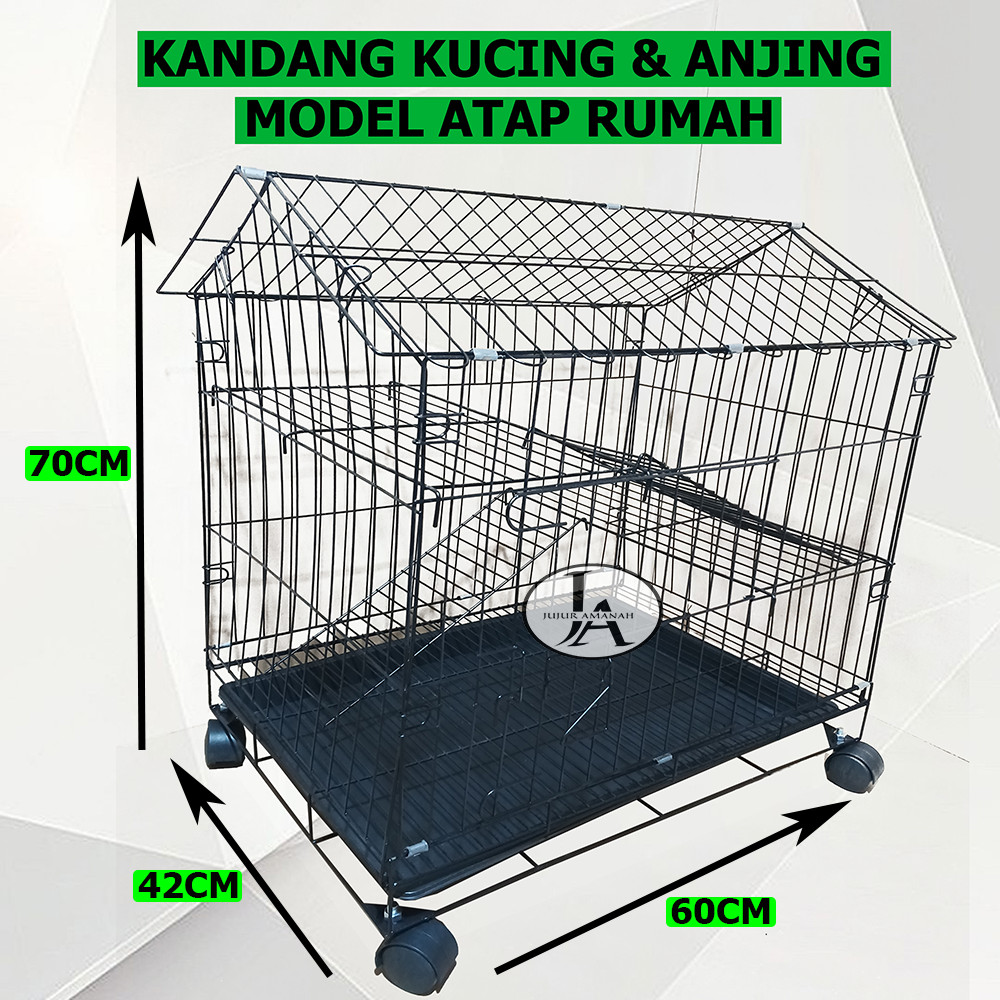 Jual KANDANG KUCING ANJING Super Best Quality MODEL ATAP RUMAH HARGA ...