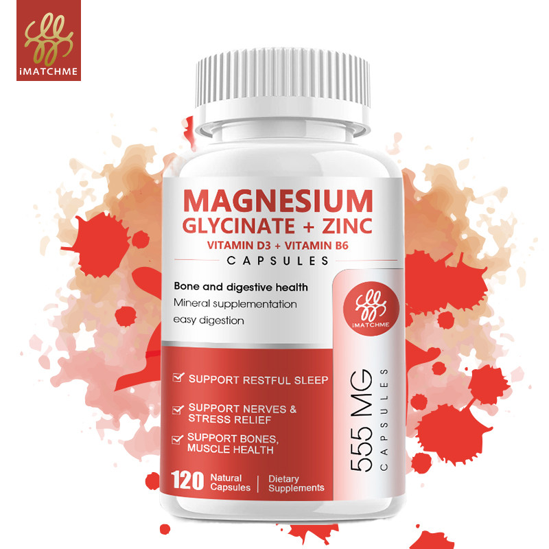 Jual iMATCHME Magnesium Glycinate Capsules dengan Zinc Vitamin D3 & B6 ...