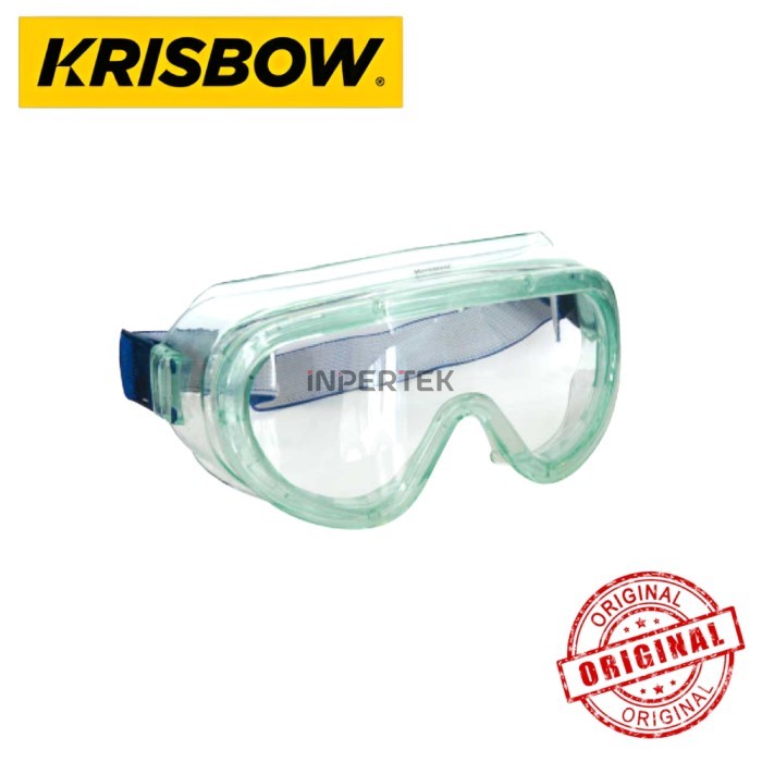 Jual Kacamata Chemical Goggle Lab KRISBOW SREP200 Blue Safety Glasses ...
