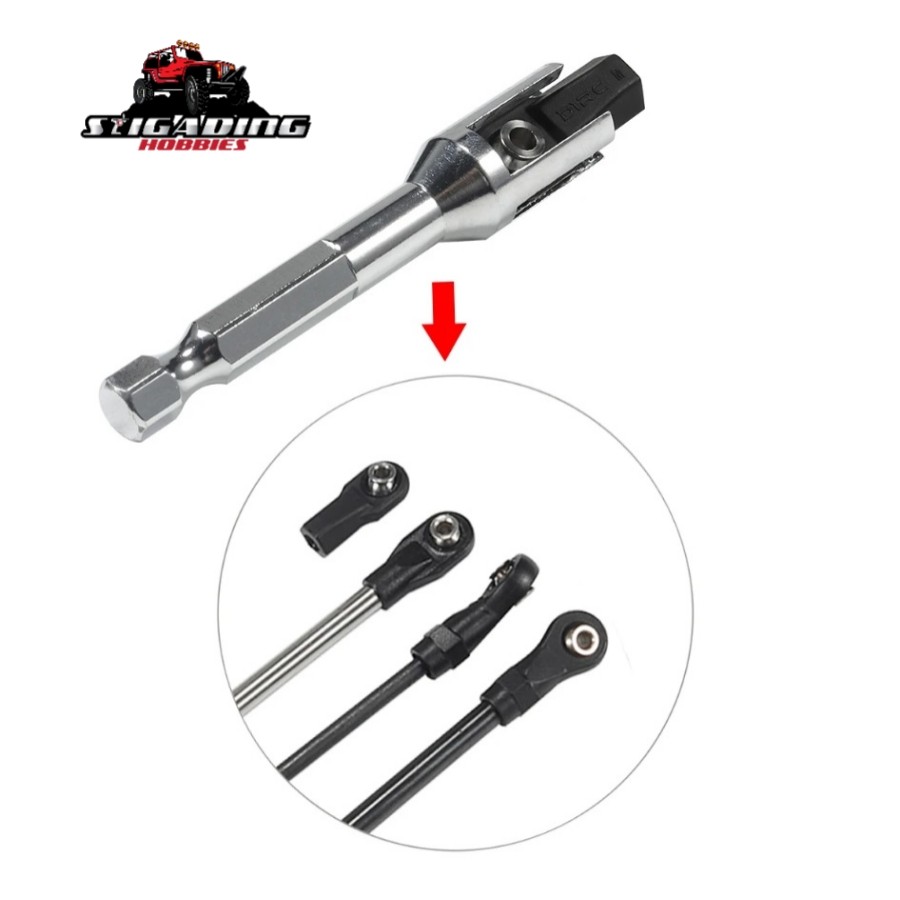 Jual Rod End Quick Assembly Tool Ball Joint Wrench with 1/4'' Hex Shank ...