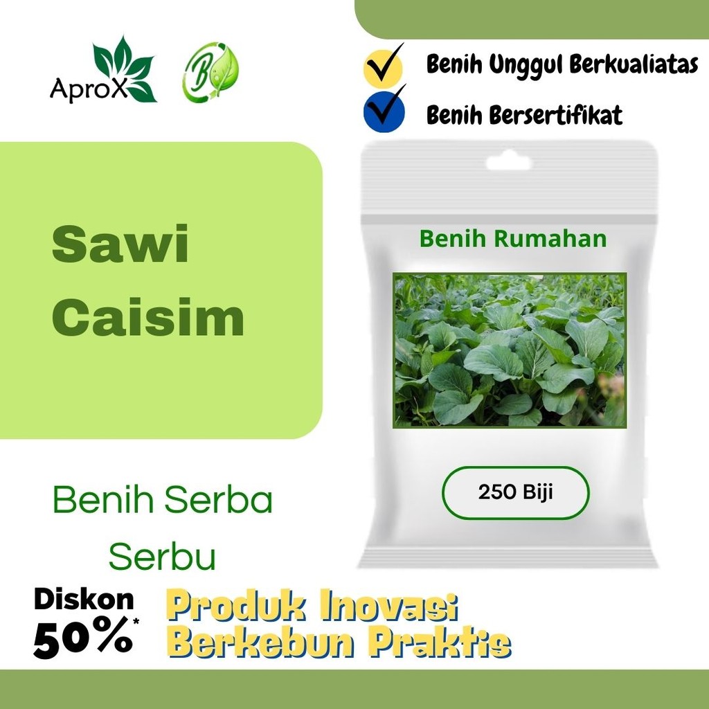 Jual Benih Sayur Sawi Caisim Sayuran Sawi Caisim Manis Hidroponik Bibit ...