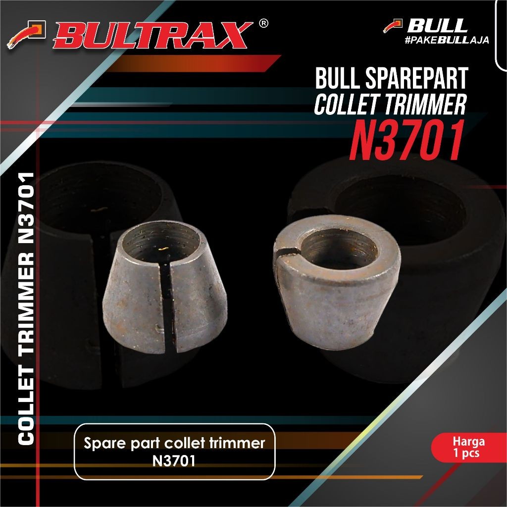 Jual BULL collet trimmer N3701 / adapter collet chuck router trimmer ...