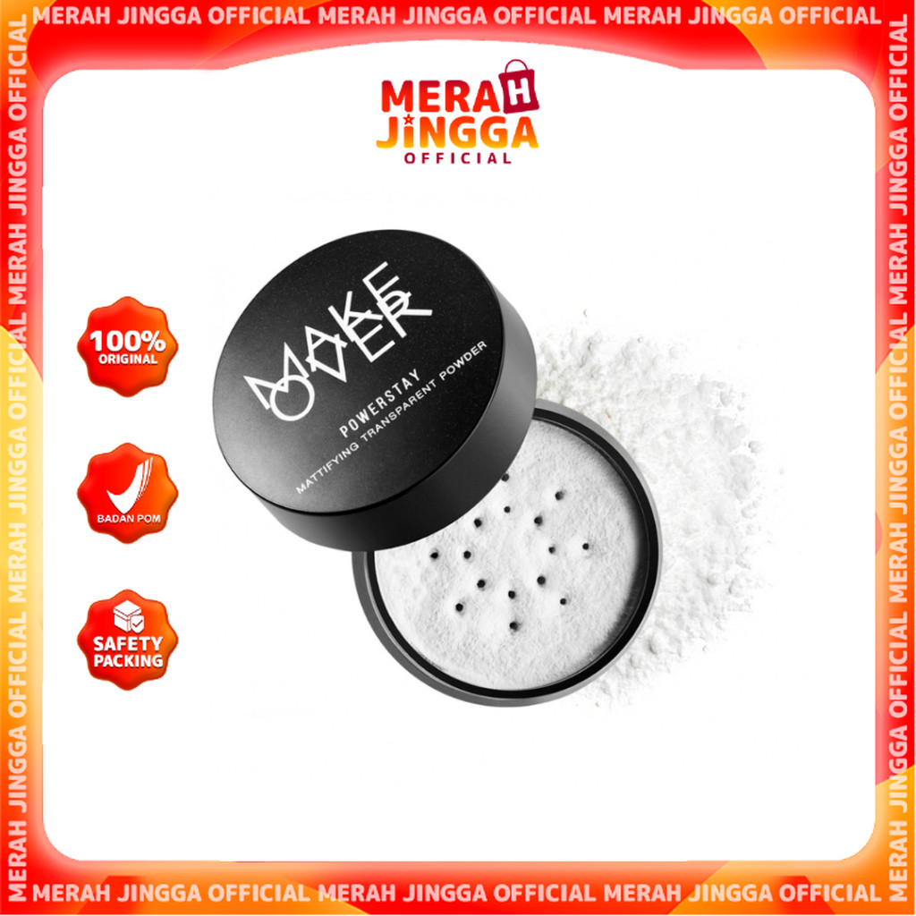 Jual MAKE OVER Powerstay Mattifying Transparent Powder 11 g - Bedak Tabur | Merah Jingga ...