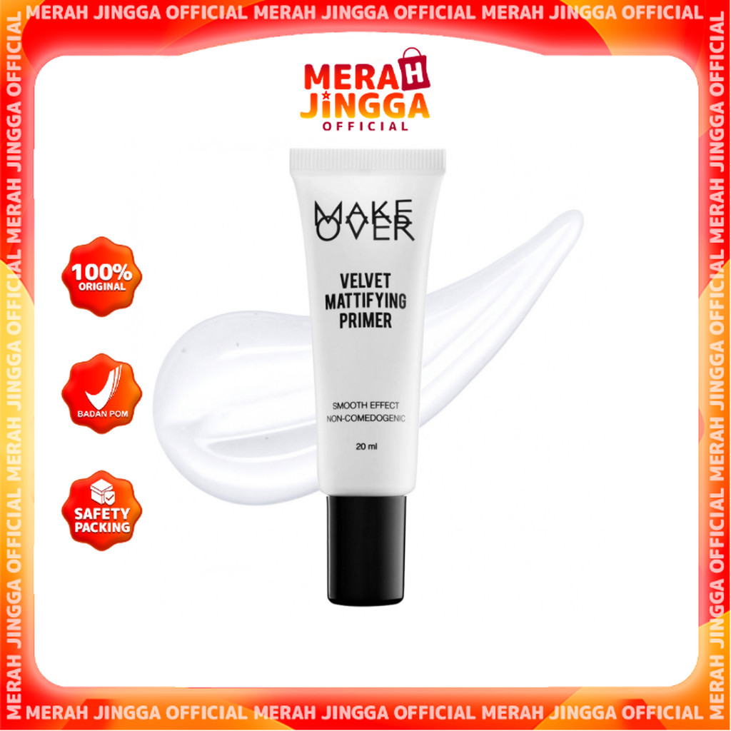 Jual MAKE OVER Velvet Mattifying Primer - Primer Matte | Merah Jingga ...