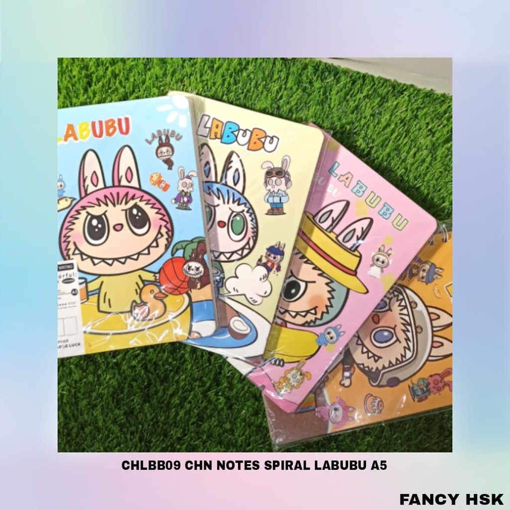Jual CHN NOTES SPIRAL LABUBU A5 CHLBB09 | Shopee Indonesia
