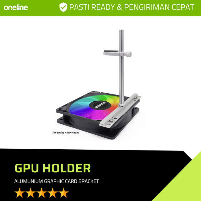 Jual GPU Holder dengan Bracket Fan | VGA Stand | Bracket Penahan VGA ...