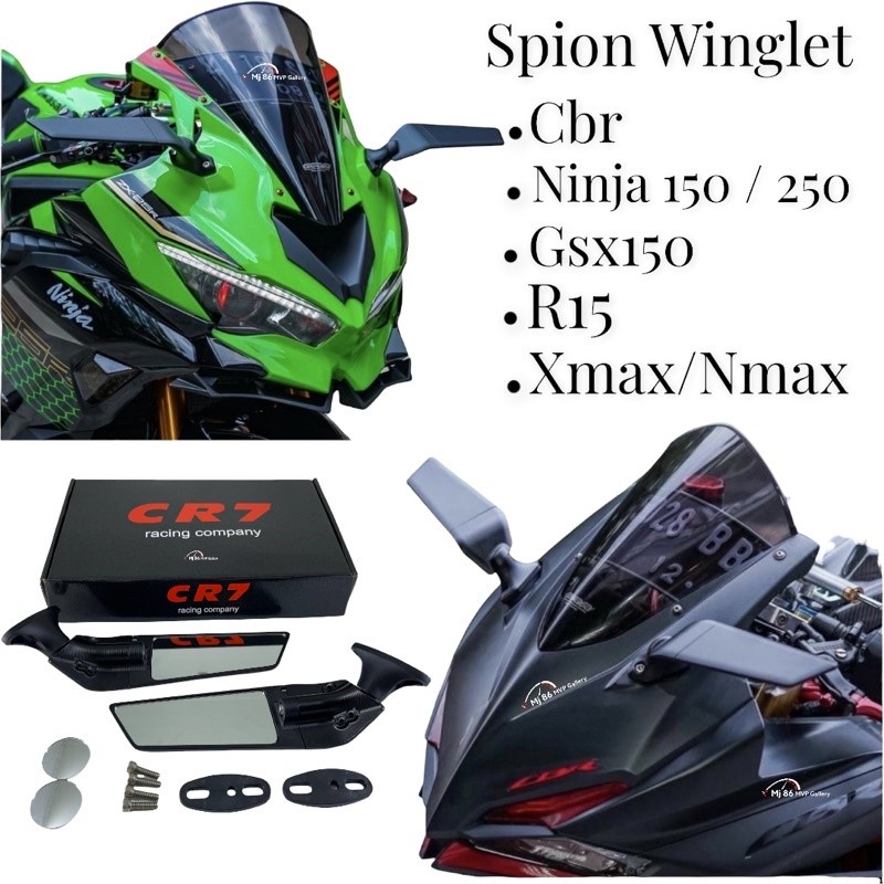 Jual Spion Winglet / Spion Zx25R Universal Ninja Cbr Gsx R15 Nmax Xmax ...