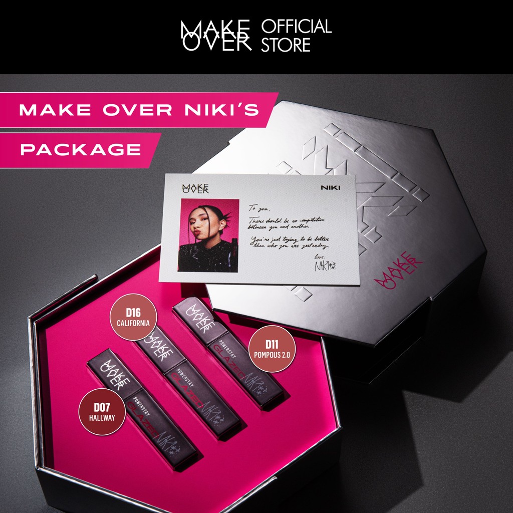 Jual MAKE OVER x NIKI Limited Edition Package | NIKI’s Glazed Picks ...