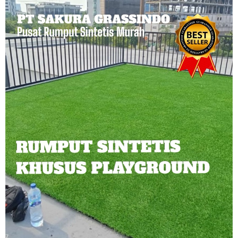 Jual PROMO RUMPUT SINTETIS PLAYGROUND / TAMAN BERMAIN ANAK OUTDOOR ...