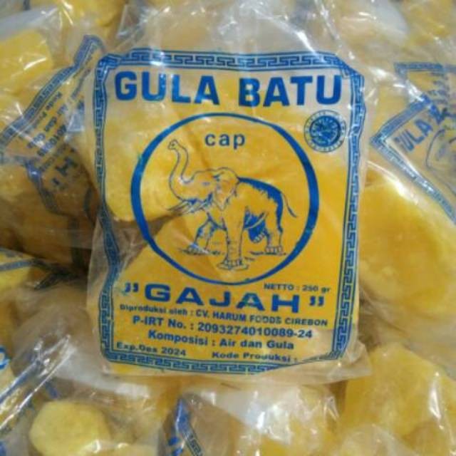 Jual Gula batu khas cirebon/250 Gram/gula kristal/sari tebu murnI ...