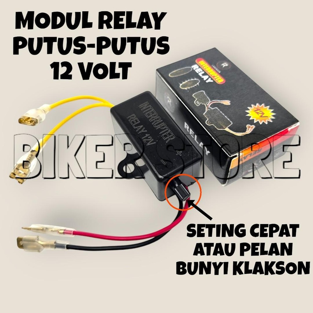 Jual Modul Relay Klakson Interrupter Bunyi Putus Putus 12v 12 Volt ...
