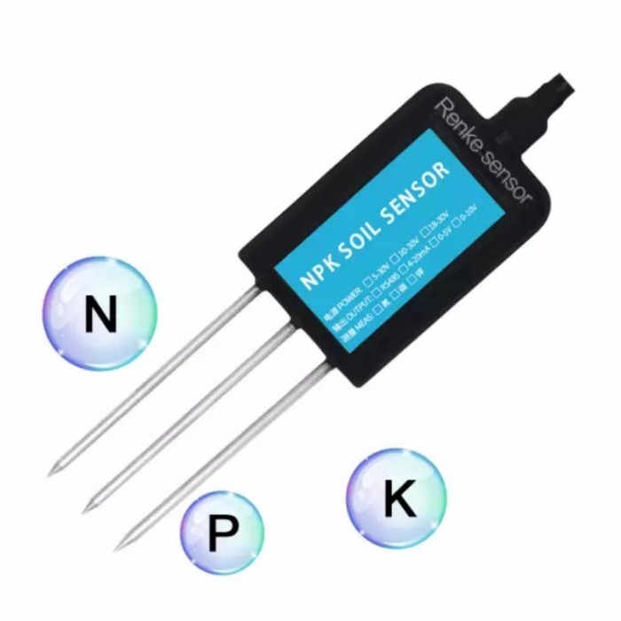 Jual RS485 Soil NPK Sensor nitrogen phosphorus Potassium tester 3 in 1 ...