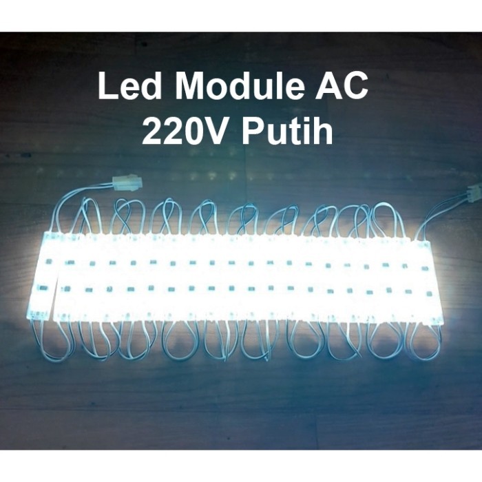 Jual Isi 20 Pcs Led Module 220V AC 220 Volt Modul Lampu Neon Box Cahaya ...