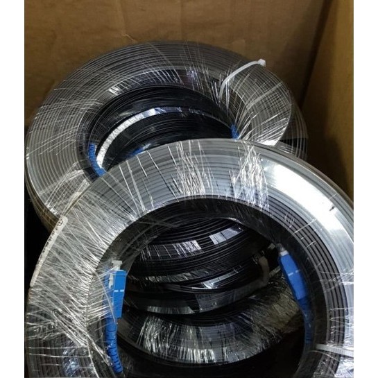 Jual Kabel Fiber Optik FTTH SC Indihome / Drop Wire Core Optic 200 ...