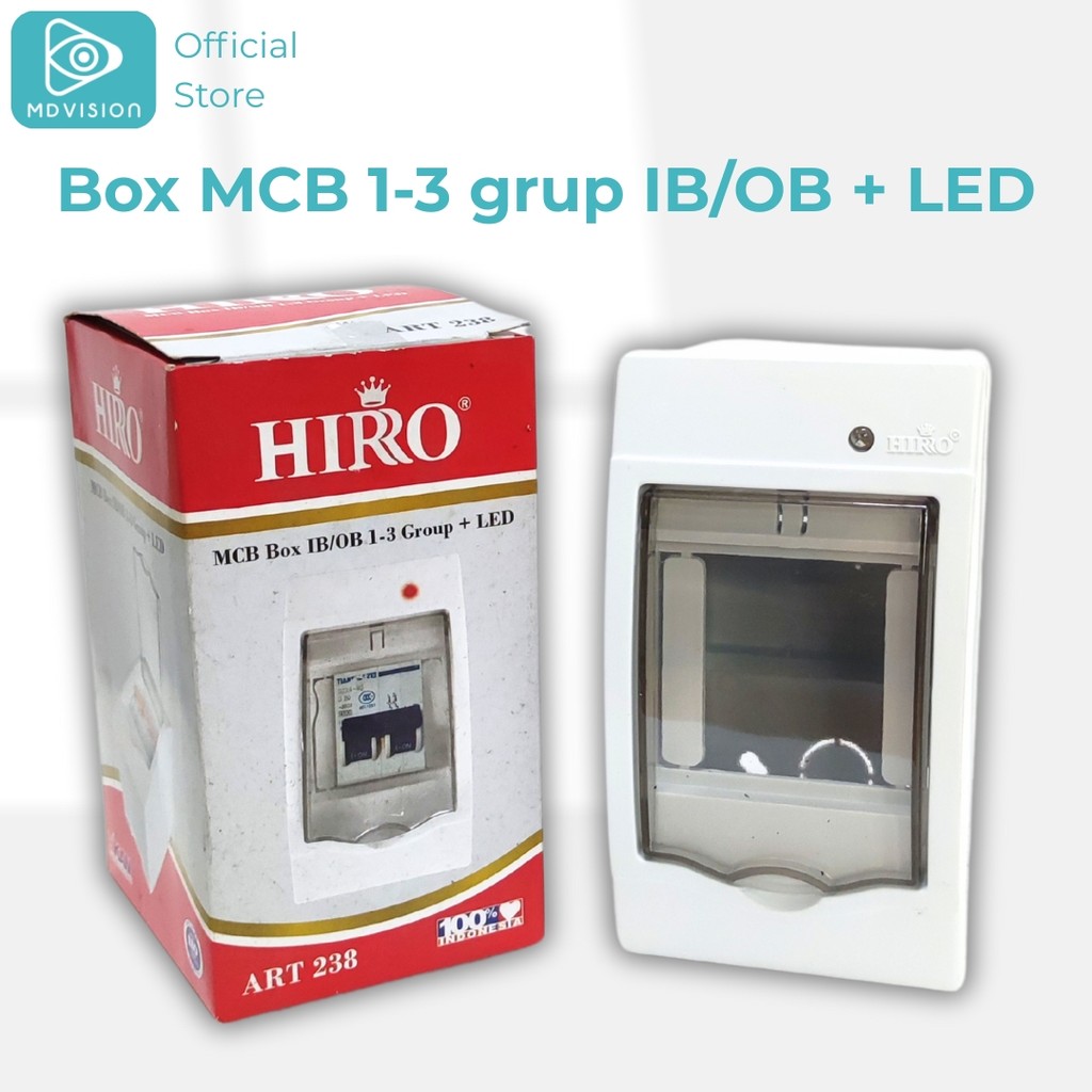 Jual Box MCB HIRO IB/OB 1–3 Grup + LED – Kotak Panel Listrik | Shopee ...