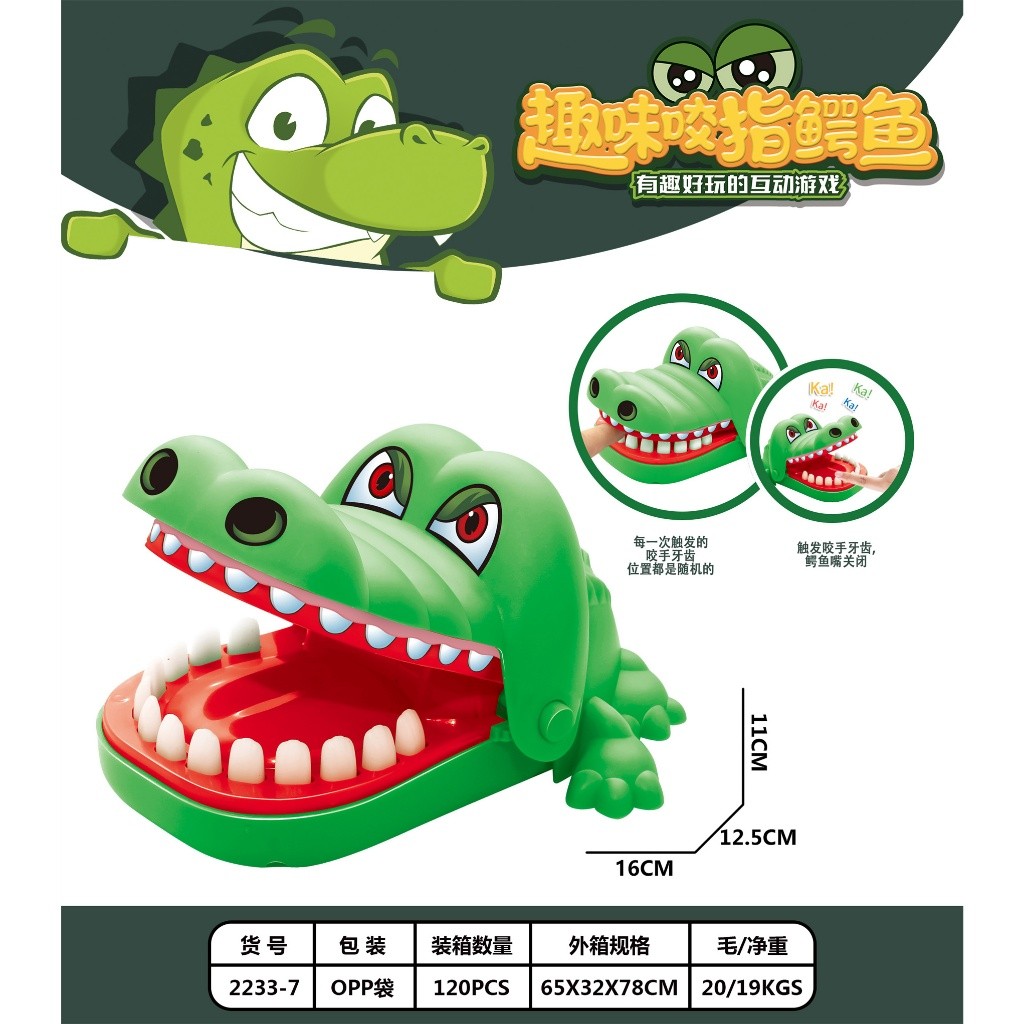 Jual Mainan Anak Keluarga / Game Crocodile / Buaya Gigi / Seru Lomba ...