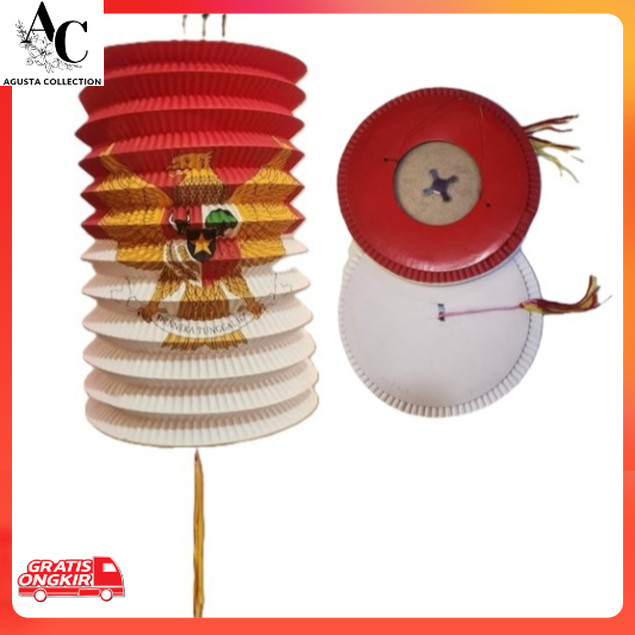 Jual Serba Agustus / Lampion KERTAS TARIK GARUDA merah putih lampion 17 ...