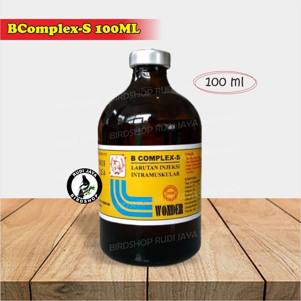 Jual SEDIA VITAMIN INJEKSI B COMPLEX S SUPER DAN B COMPLEX WONDER 100ML ...