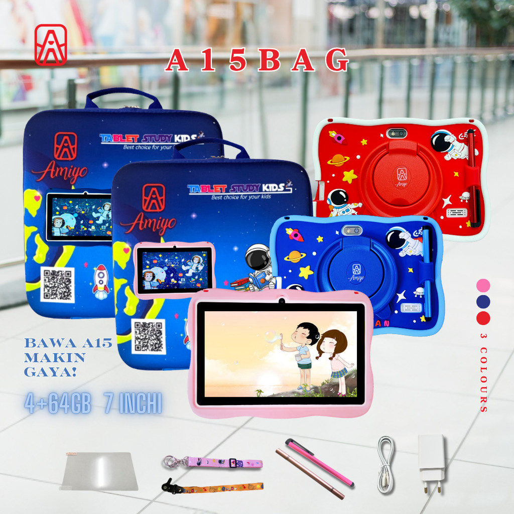 Jual [NEW] Amiyo - Tablet Anak A15 + Tas | Shopee Indonesia