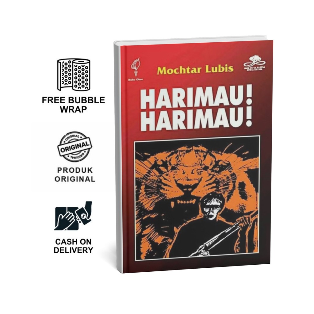 Jual Fiksi Harimau Harimau by Mochtar Lubis Penerbit Pustaka Obor ...