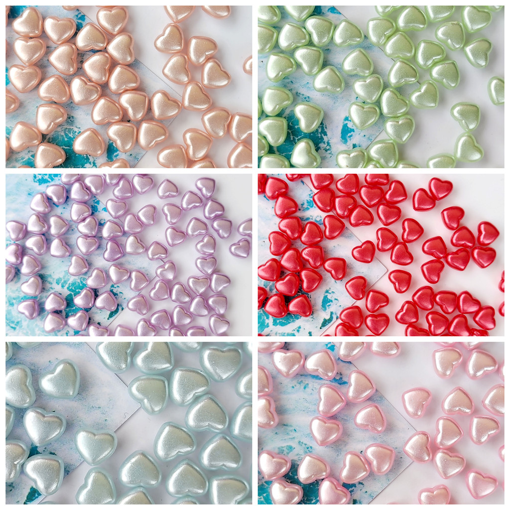 Jual Biizu Beads 10 gr Manik-manik Pearl - HEART MINI WARNA | Shopee ...