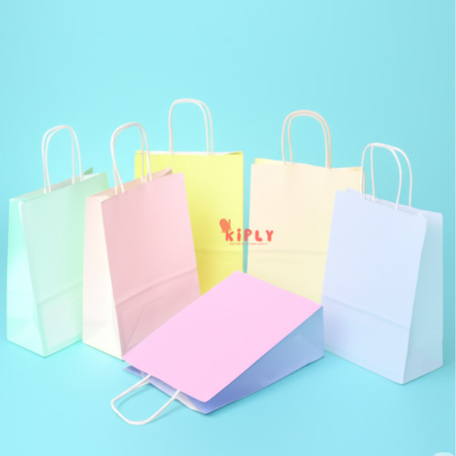 Jual Paper Bag Warna Pastel/Paper Bag Polos Warna / ShopingBag/Goodie ...