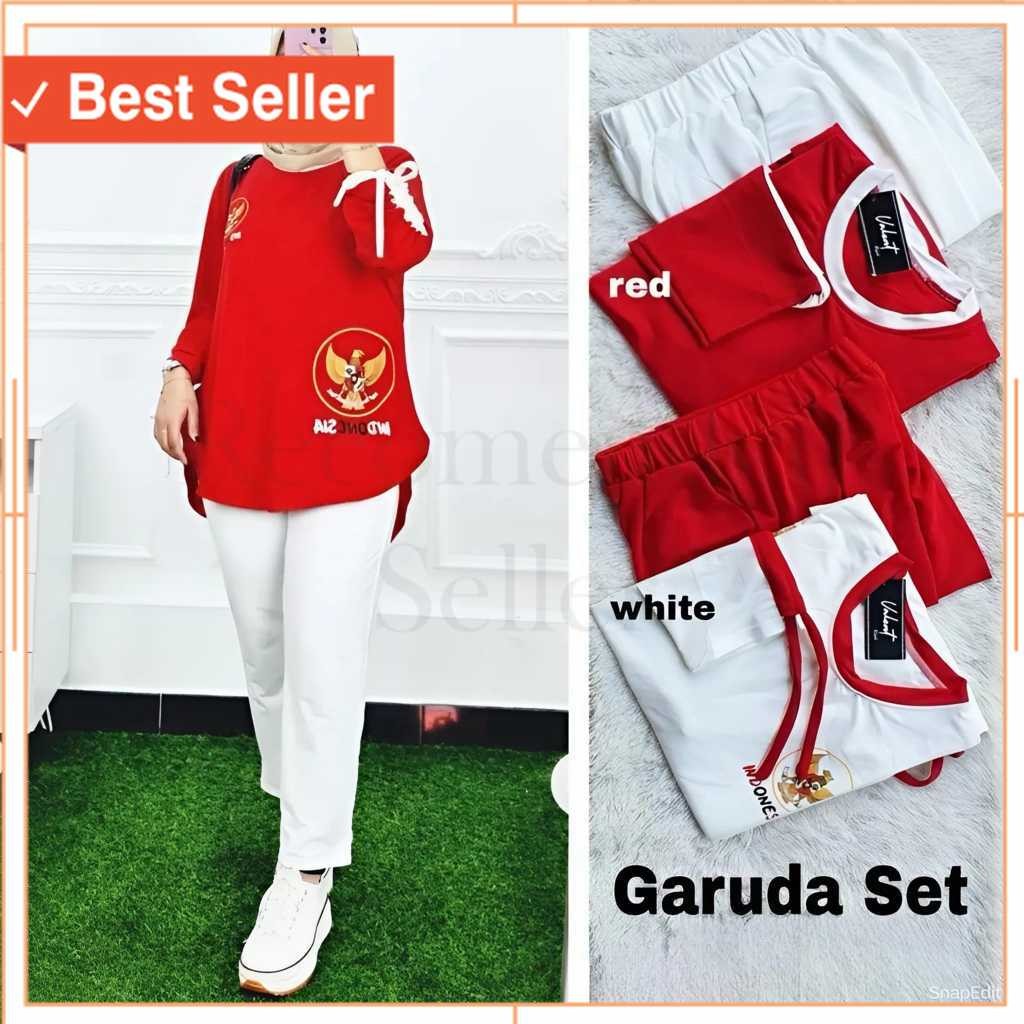 Jual Baju Jalan Sehat Kekinian Murah Modern / Gebyar HUT RI Setelan ...