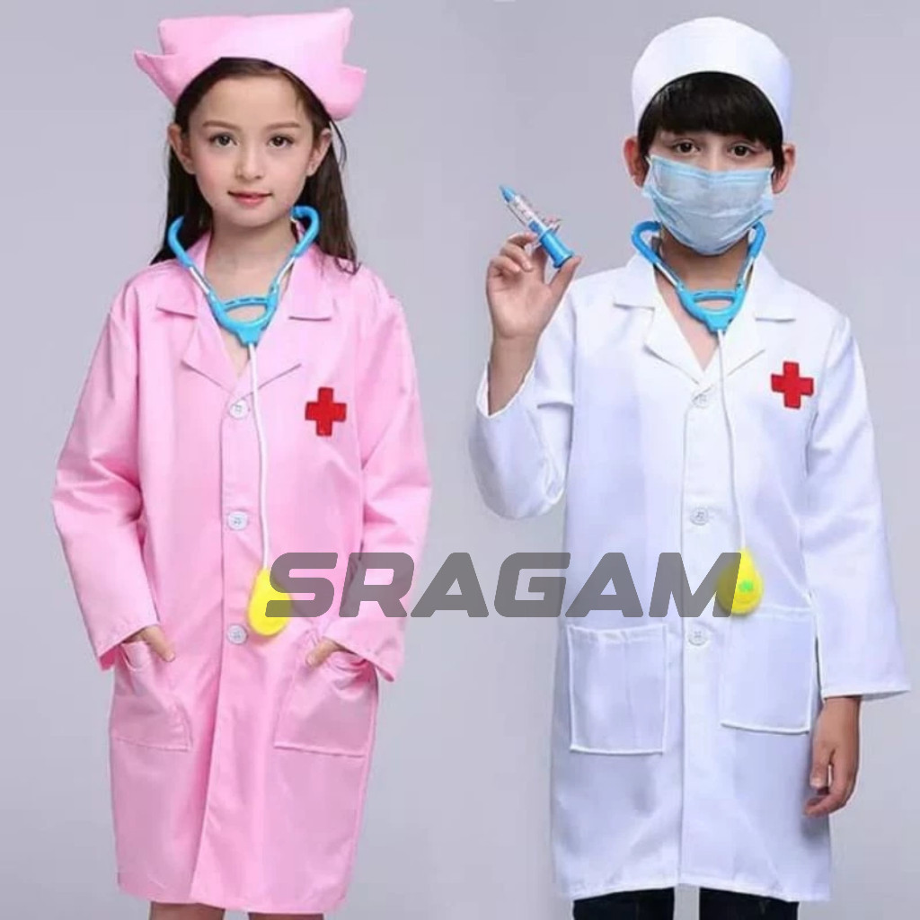 Jual SRAGAM - Baju Profesi Anak Jas Dokter/ seragam jas dokter anak ...