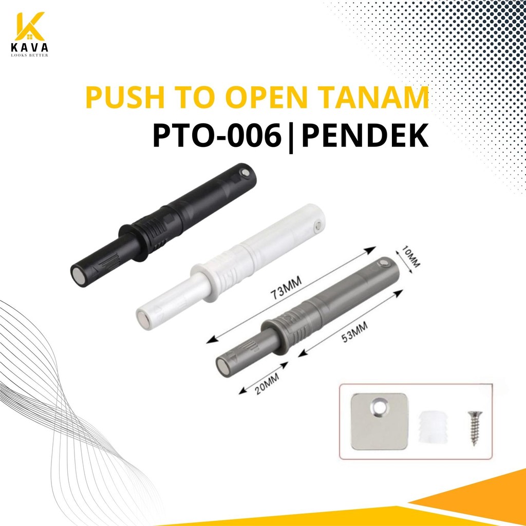 Jual KAVA Push To Open Tanam Kabinet PENDEK / Tip On / Push Ppen ...