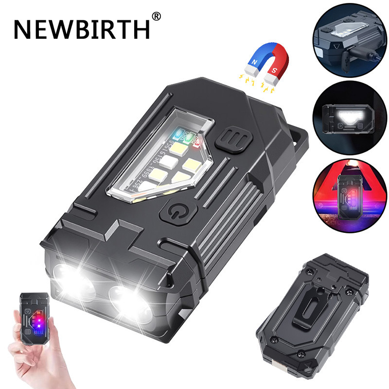 Jual Powerful Pocket Torch Light Magnetic Flashlight Super Bright LED ...