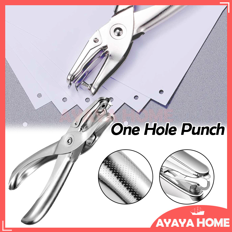 Jual One Hole Tag Punch/Ticket Puncher Circle Metal Single Hand/3 MM ...